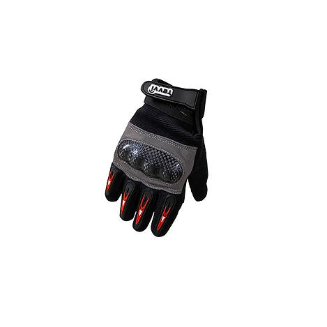 Revvi Kids Long Finger Tech Bike Gloves with Knuckle Protection ...